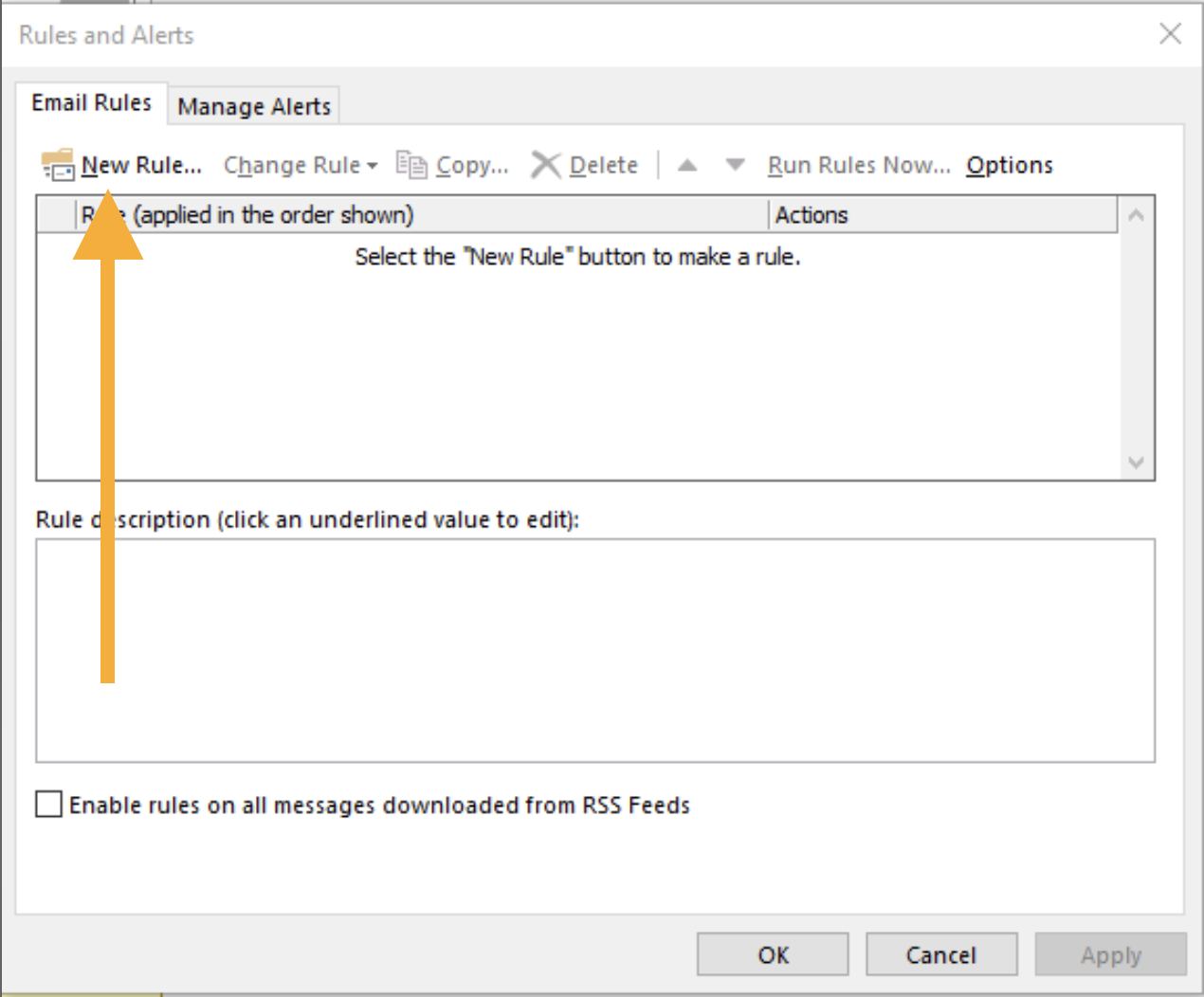 Setup Auto-Forwarding Rule on Outlook Desktop